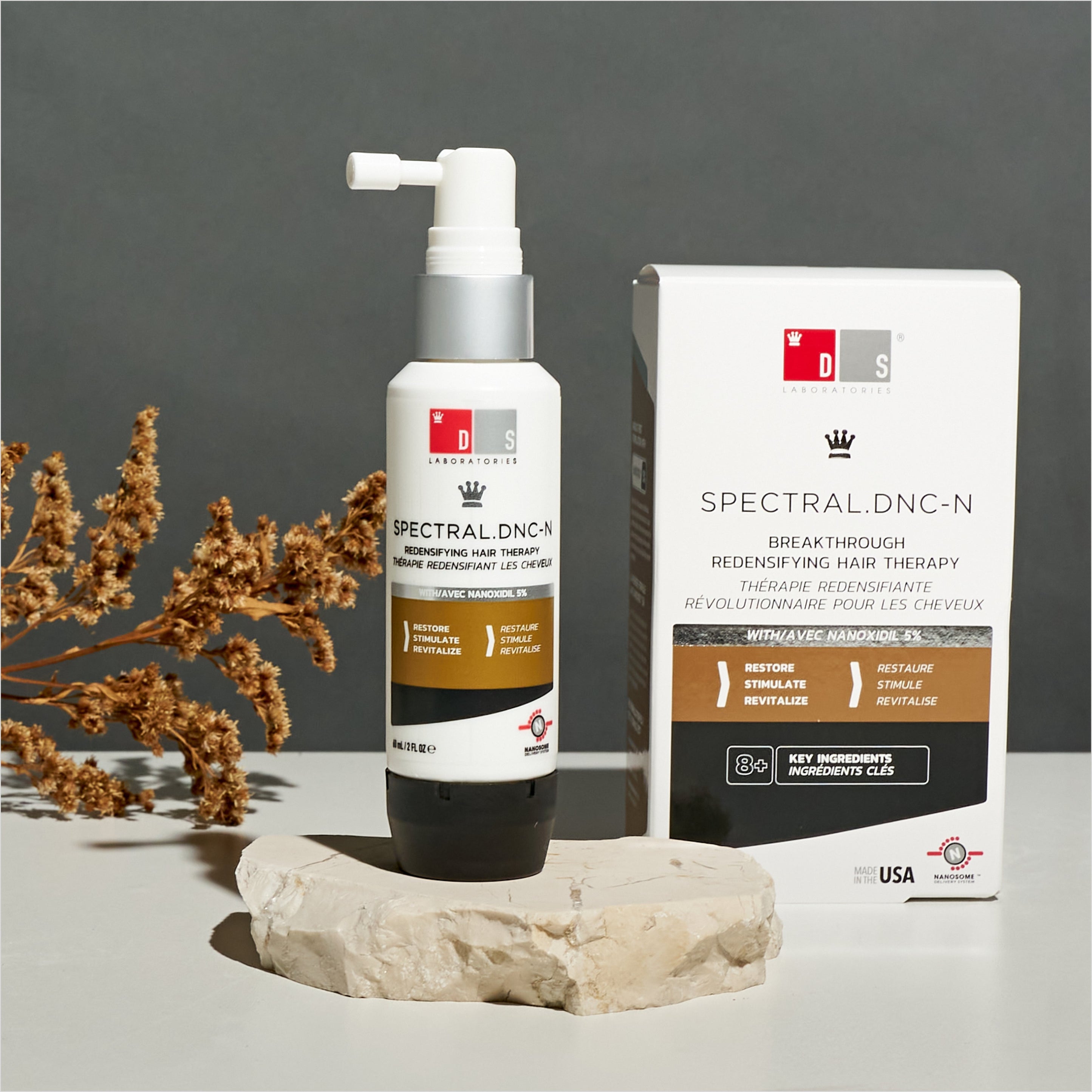 Spectral Dnc N® Innovador Tratamiento Anticaída Con Nanoxidil 5 Ds