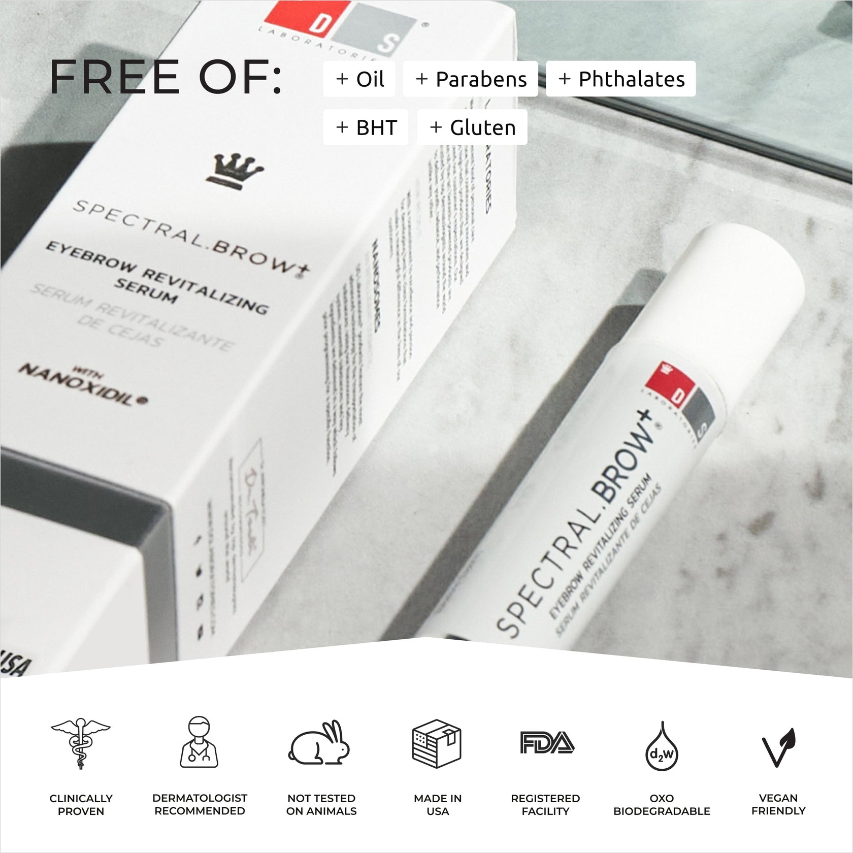 SPECTRAL.BROW® | Serum revitalizante de cejas – DS Laboratories - España